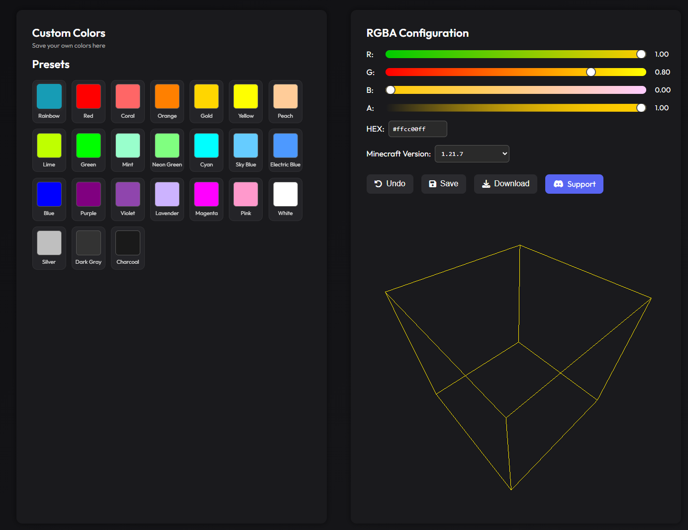 🎨 Custom Outline Minecraft Texture Pack
